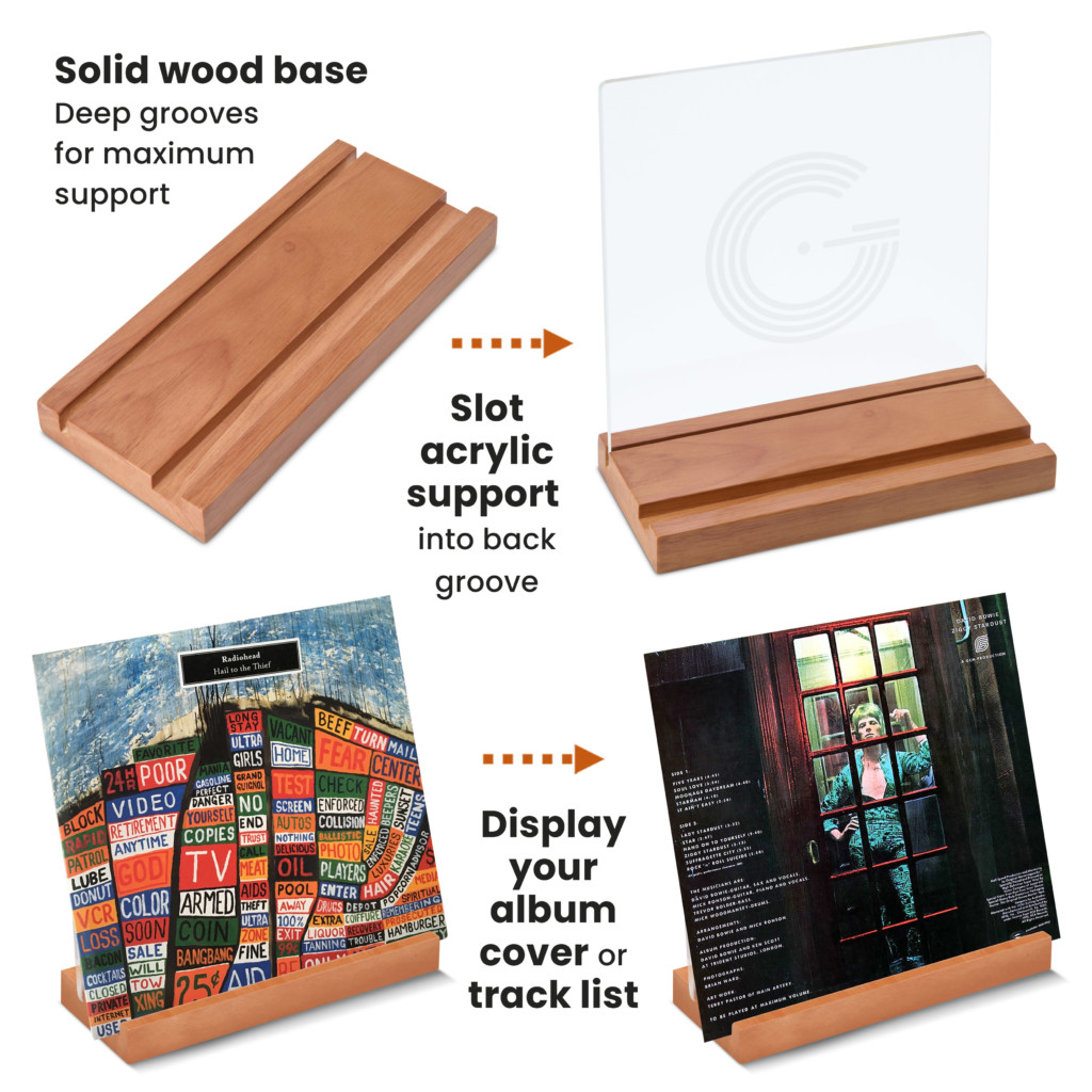 Legend Vinyl LP Display Stand “Now Playing” - Legend Vinyl