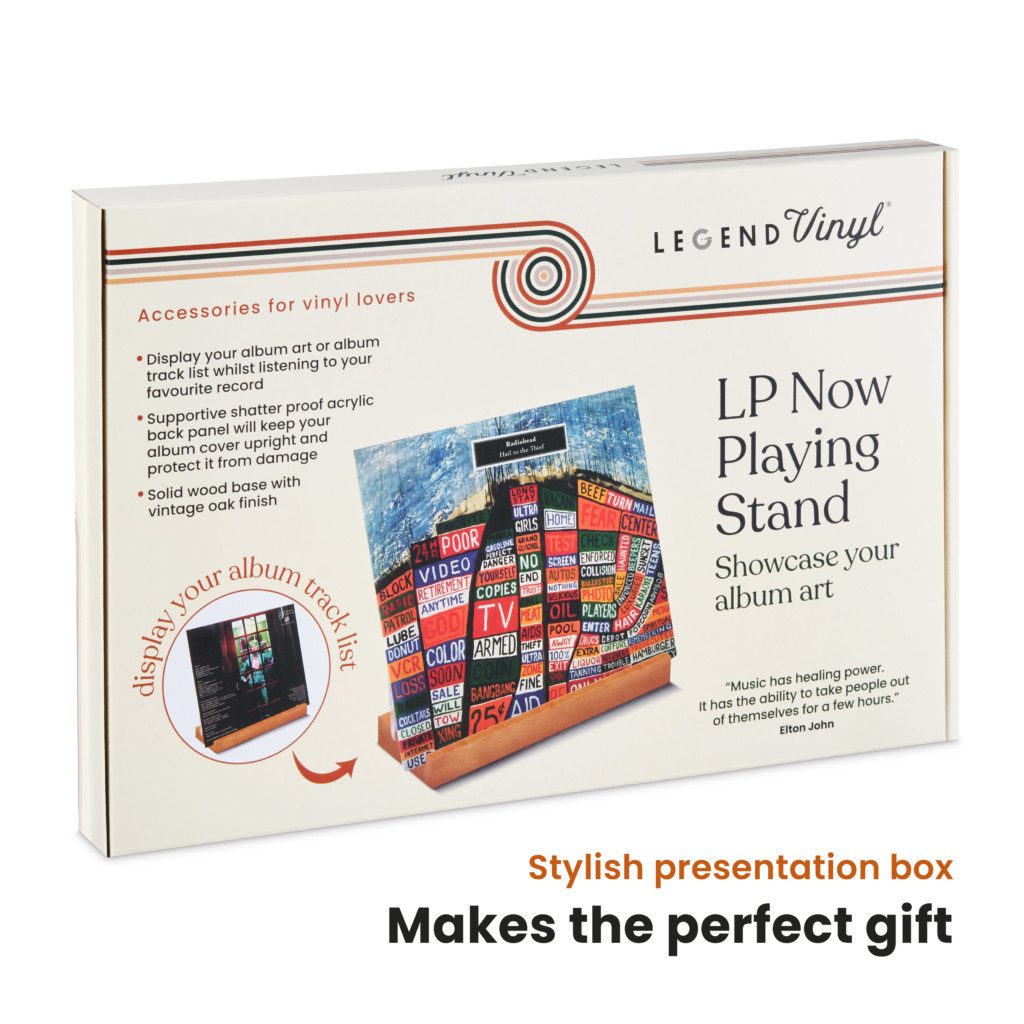 Legend Vinyl LP Display Stand “Now Playing” - Legend Vinyl