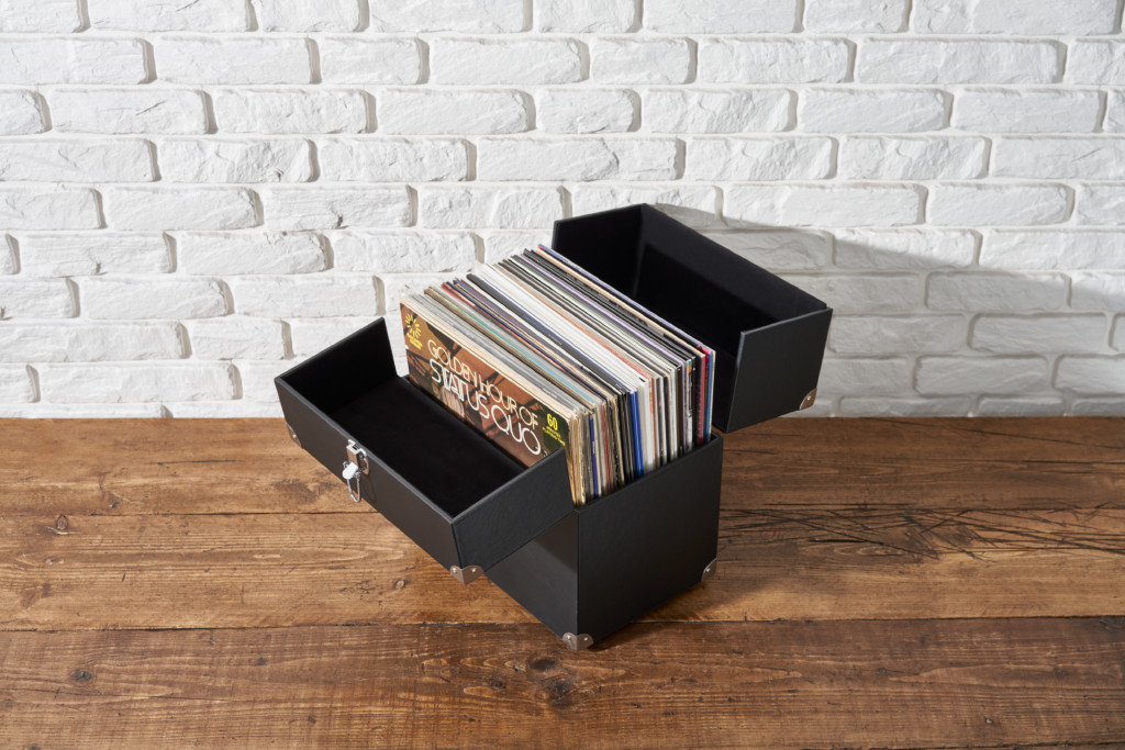 LP Storage Case With Double Hinged Flaps - Legend Vinyl