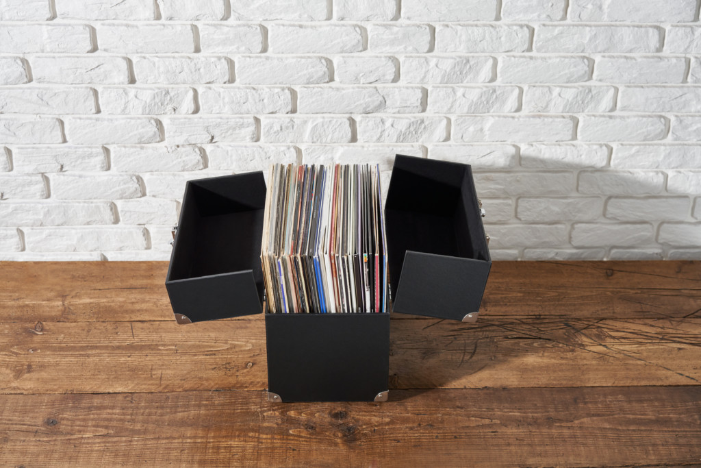 LP Storage Case With Double Hinged Flaps - Legend Vinyl