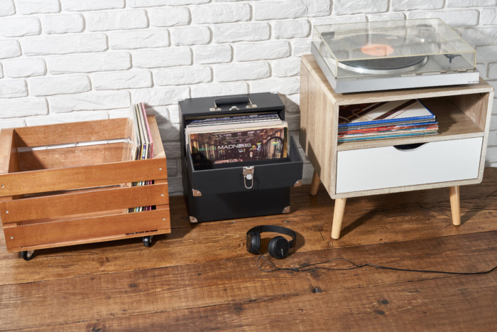 LP Storage Case With Double Hinged Flaps - Legend Vinyl